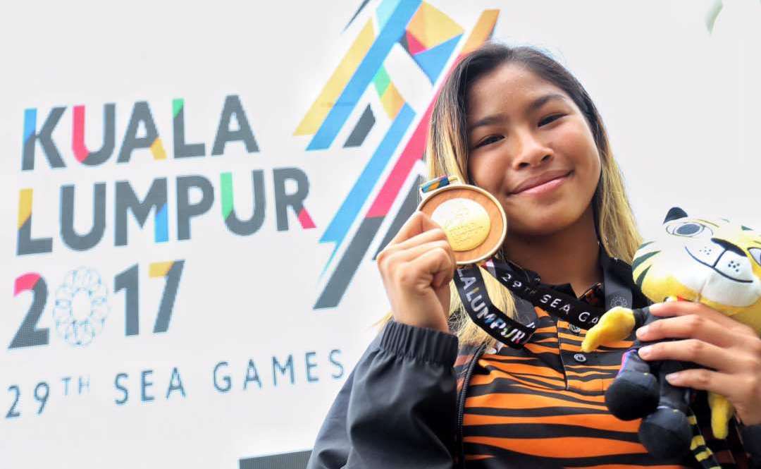 Aaliyah atlet muda terbaik Anugerah SAM-100PLUS 2017 | Stadium Astro