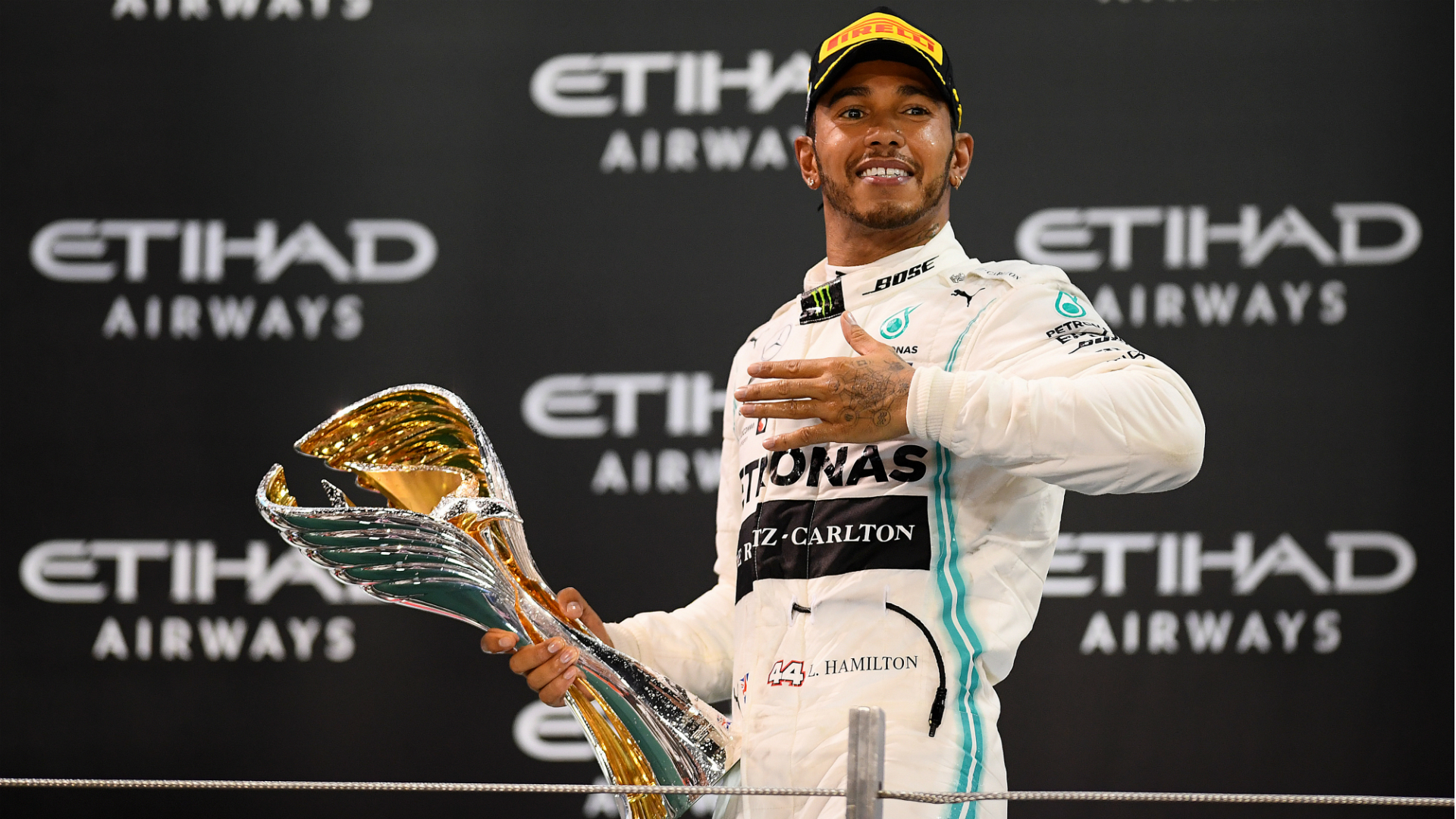Lewis Hamilton hails 'best season of my life' after collecting F1 World ...