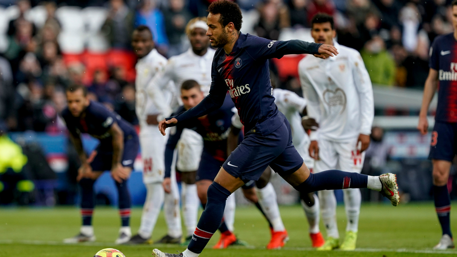 Neymar reaches 50 goals for PSG with penalty against Nice | FOOTBALL ...