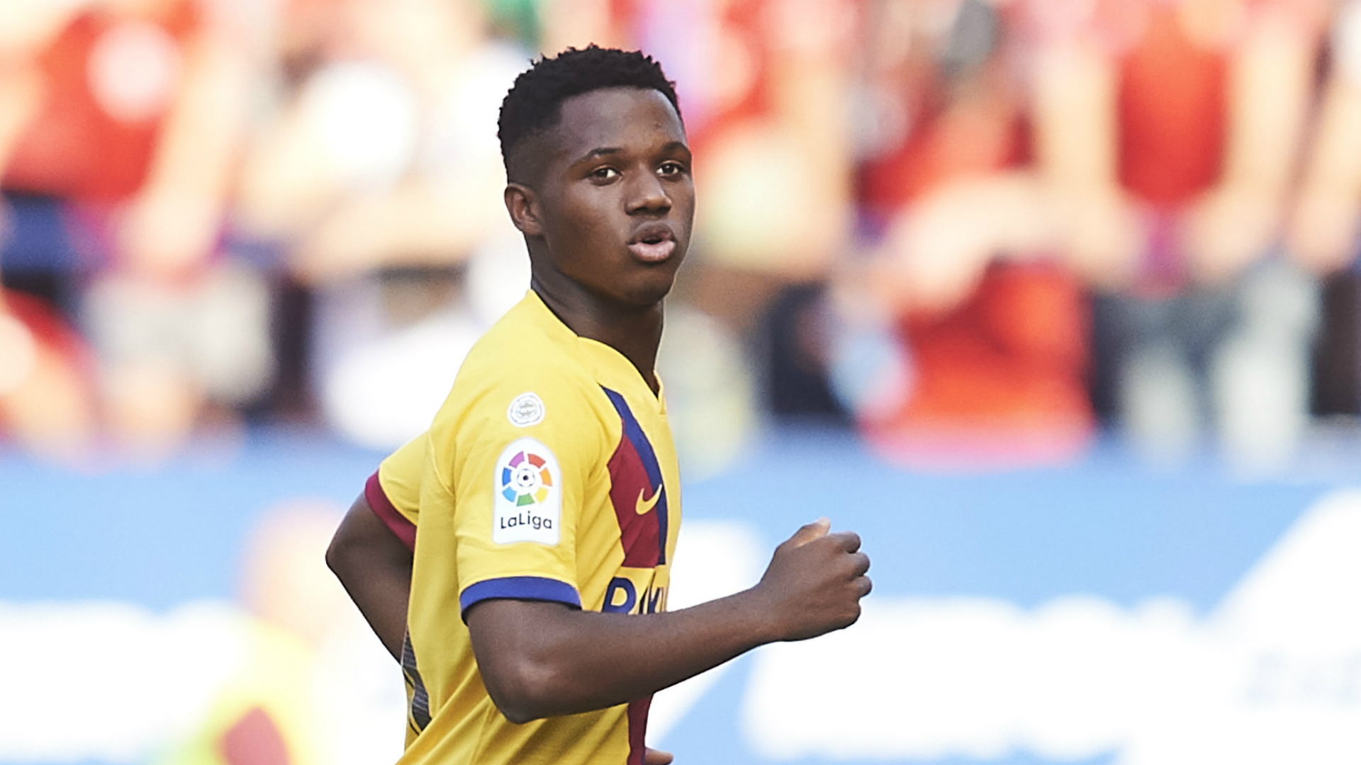 Ansu Fati becomes Barcelona's youngest LaLiga goalscorer with Osasuna ...
