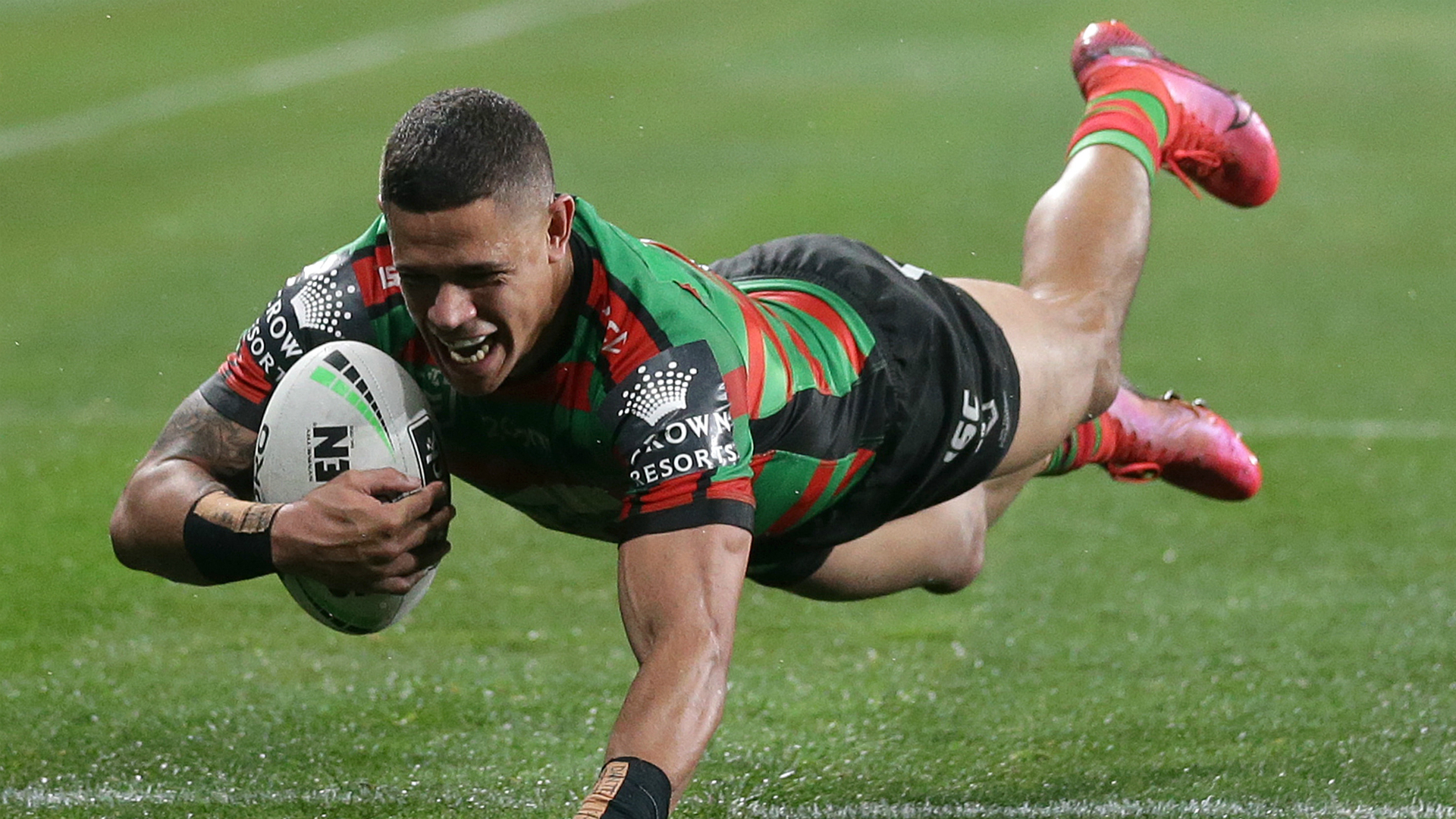 Gagai treble sees Rabbitohs fend off Tigers, home misery over for ...