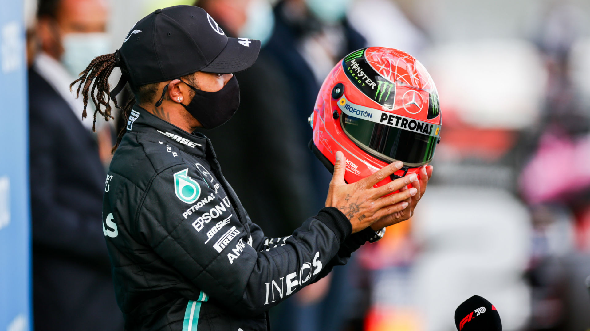 Hamilton's father sad Schumacher could not be present on record ...
